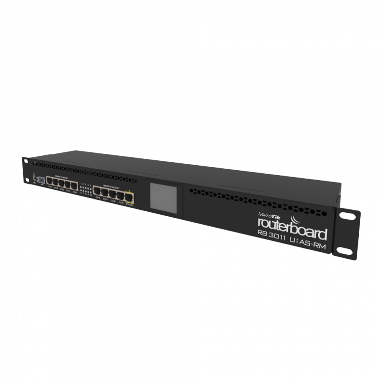 Ethernet Router MikroTik RB3011UiAS-RM 10x Ethernet, 1x SFP