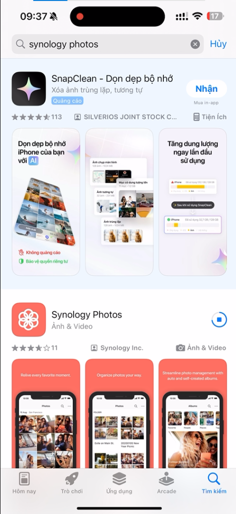 Hướng dẫn sử dụng DS File, DS Audio, DS Video, Synology Photo